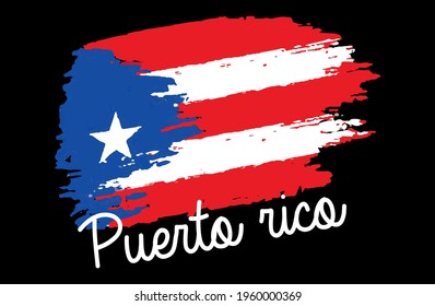 Puerto Rico Distressed Flag Vector Stock Vector (Royalty Free ...