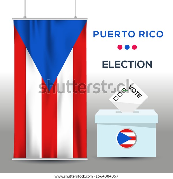 Puerto Rico Election Background Vector Work Stock Vector (Royalty Free ...