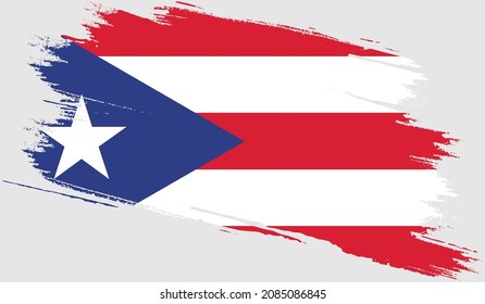 Puerto Rico Flag Grunge Texture Stock Vector (Royalty Free) 2085086845 ...