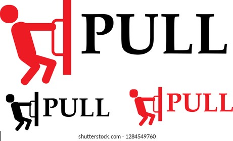 Pull Telugu Red Color Icon Stock Vector (Royalty Free) 1285746565 ...