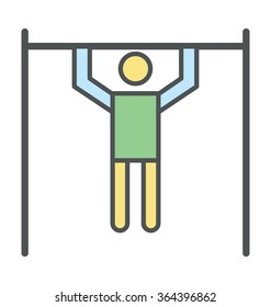 Pull Ups Bold Icon Illustration: เวกเตอร์สต็อก (ปลอดค่าลิขสิทธิ์ ...
