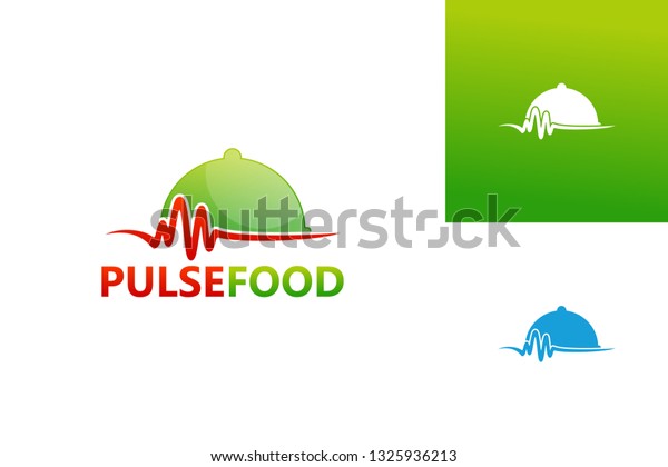 Pulse Food Logo Template Design Vector Stock Vector (Royalty Free ...