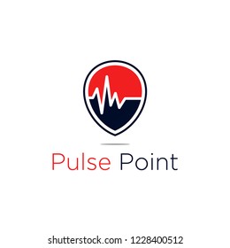 Pulse Point Logo Inspiration Stock Vector (Royalty Free) 1228400512 ...
