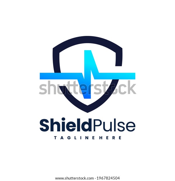 Pulse Shield Logo Vector Symbol Stock Vector (Royalty Free) 1967824504 ...