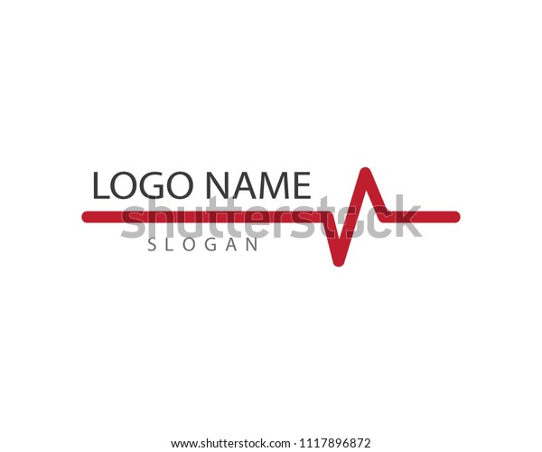 Pulse Symbol Illustration Design Stock Vector (Royalty Free) 1117896872 ...
