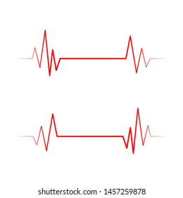 Pulse Wave Sound Logo Design Template Stock Vector (Royalty Free ...