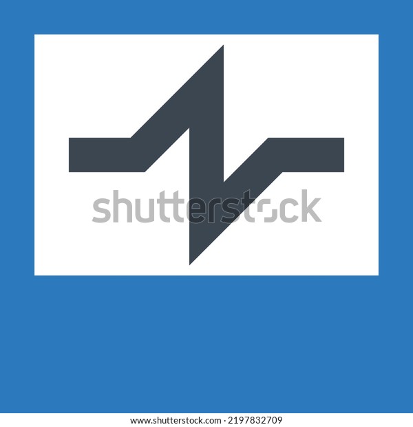 pulsa la ilustración vectorial en un: vector de stock (libre de ...