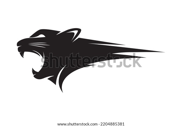Puma Logo Design Vector Illustration Design Stock Vector (Royalty Free ...