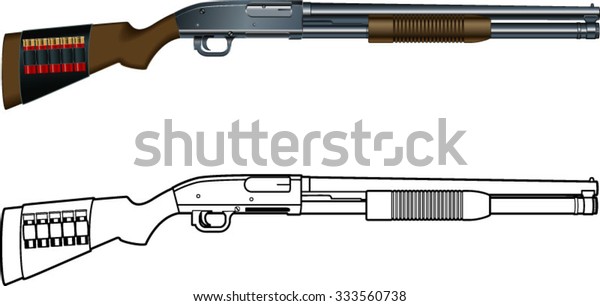 pump action shotgun pump-gun