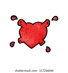 Pumping Heart Cartoon Stock Vector (Royalty Free) 117236044 | Shutterstock