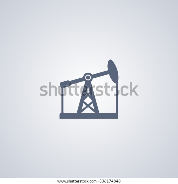 Pumping Station Icon Pump Oil Icon Stock Vector (Royalty Free ...