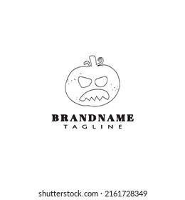 Pumpkin Logo Icon Design Template Modern Stock Vector (Royalty Free ...