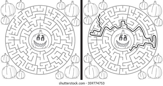 1,752 Pumpkin Maze Images, Stock Photos & Vectors | Shutterstock