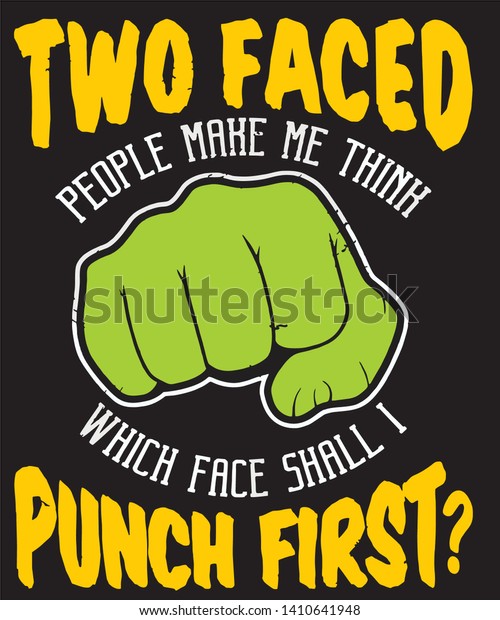 Punch First New Design T Shirt Stock Vector (Royalty Free) 1410641948 ...