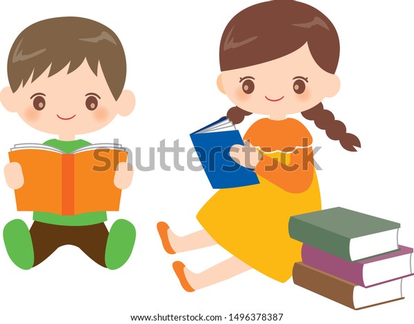 Pupils Children Having Rest School Childhood 스톡 벡터(로열티 프리) 1496378387 ...
