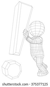 2,040 3d man exclamation Images, Stock Photos & Vectors | Shutterstock