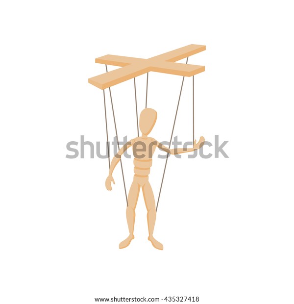 Puppet Icon Cartoon Style Stock Vector (Royalty Free) 435327418