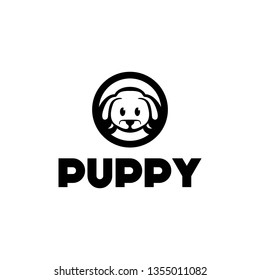 Puppy Logo Design Stock Vector (Royalty Free) 1355011082 | Shutterstock