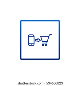 Purchase Mobile Phone Icon Stock Vector (Royalty Free) 534630823 ...