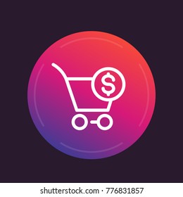 Purchase Order Line Icon Stock Vector (Royalty Free) 776831857 ...