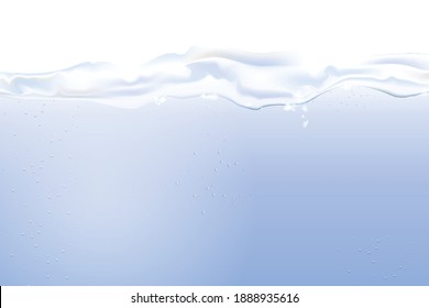 Pure Clean Water Background Vector Illustrator Stock Vector (Royalty ...