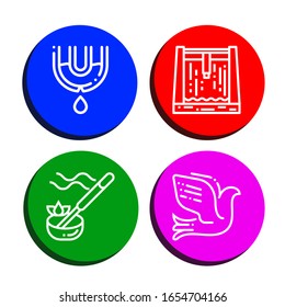 Purity Icon Set Collection Leak Dam Stock Vector (Royalty Free ...