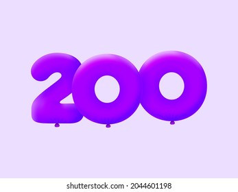 100 Number 200 balloon Images, Stock Photos & Vectors | Shutterstock