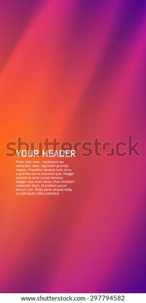 Purple Background Advertising Brochure Design Elements Stock Vector ...