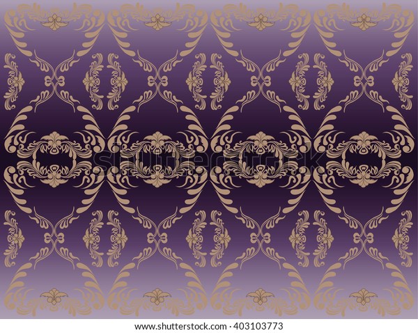 Purple Background Vintage Stylevector Illustration Stock Vector ...