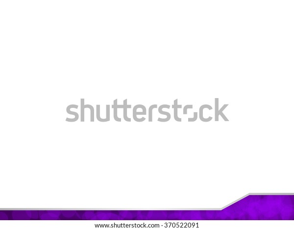 Purple Bar On White Background Presentation Stock Vector (Royalty Free ...