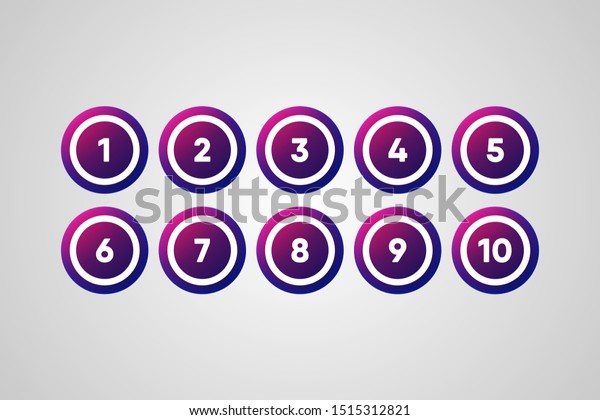 Purple Bingo Balls Vector Illustration Stock Vector (Royalty Free ...