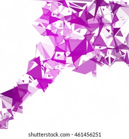 Purple Break Mosaic Background Creative Design Stock Vector (Royalty ...