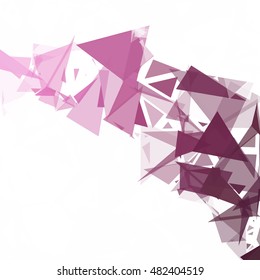 Purple Break Mosaic Background Creative Design Stock Vector (Royalty ...