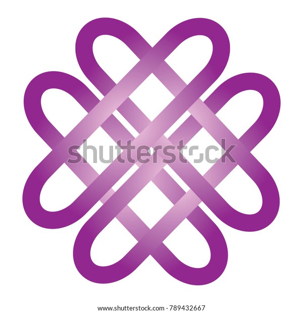 Purple Celtic Vector Illustration Stock Vector (Royalty Free) 789432667 ...