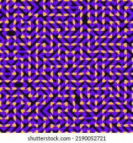 Purple Color Maze Seamless Pattern Stock Vector (Royalty Free ...