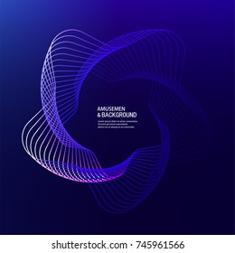 Purple Curve Background Stock Vector (Royalty Free) 745961566 ...