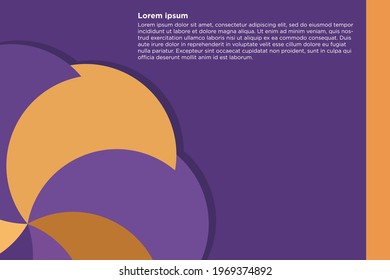 Purple Fan Rotating Background Design Stock Vector (Royalty Free ...