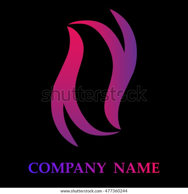 Purple Flame Logo Business Challenge Vector Stock Vector (Royalty Free ...