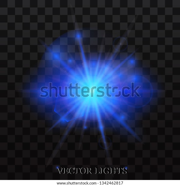 Purple Glowing Light Blue Violet Glowing Stock Vector (Royalty Free ...