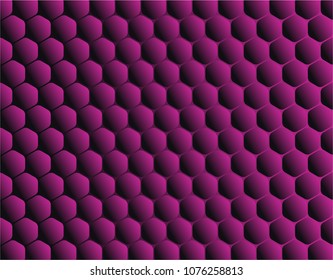 Purple Honeycomb Background Stock Vector (Royalty Free) 1076258813 ...
