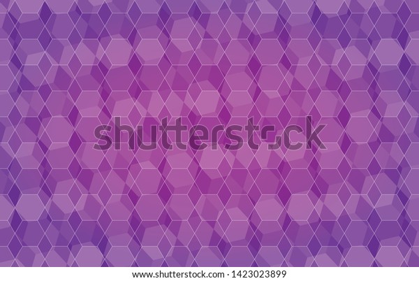Purple Honeycomb Background Vector Colorful Illustration Stock Vector ...