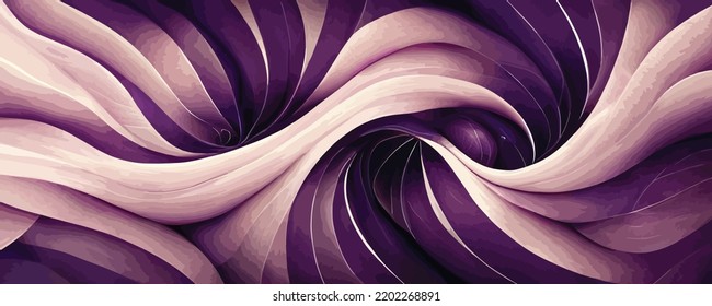 Purple Hypnotic Abstract Lines Wallpaper Background Stock Vector ...