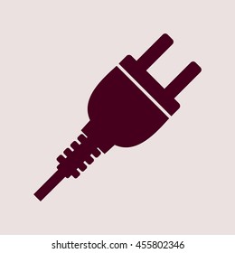 Purple Icon Plug Power Pin Eps10 Stock Vector (Royalty Free) 455802346 ...