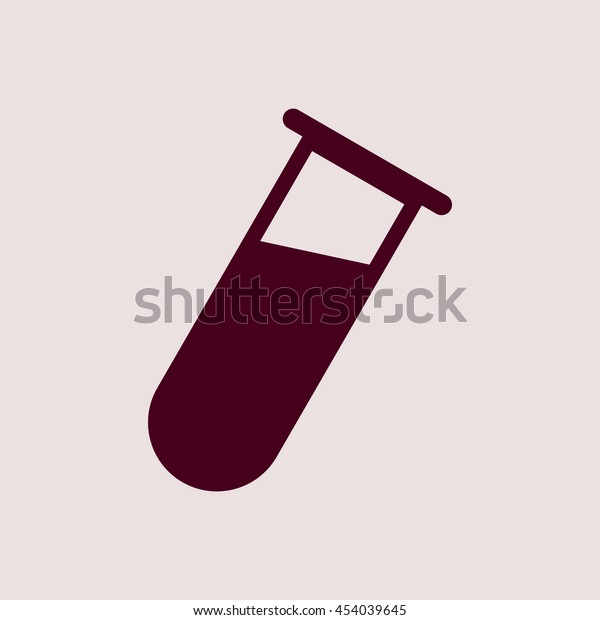 Purple Icon Testing Tube Eps10 Stock Vector (Royalty Free) 454039645 ...