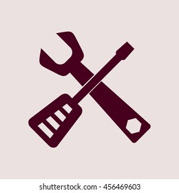Purple Icon Tools Eps10 Stock Vector (Royalty Free) 456469603 ...