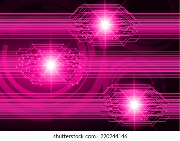 Purple Light Abstract Technology Background Computer: เวกเตอร์สต็อก ...