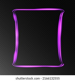 Purple Light Frame Png Made Light Stock Vector (Royalty Free ...
