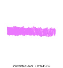 Purple Marker Line Hand Drawn Vertical Stock Vector (Royalty Free ...