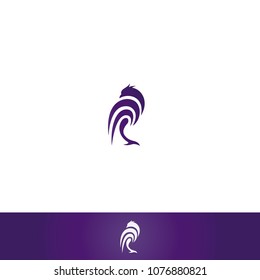 Purple Phoenix Logo Stock Vector (Royalty Free) 1076880821 | Shutterstock