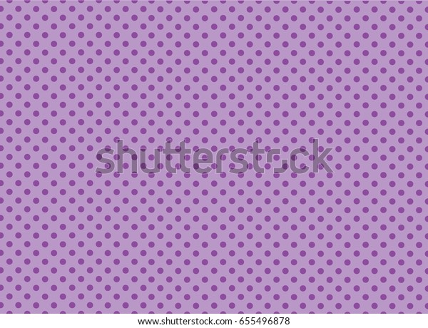 Purple Polka Dot Background Stock Vector (Royalty Free) 655496878 ...